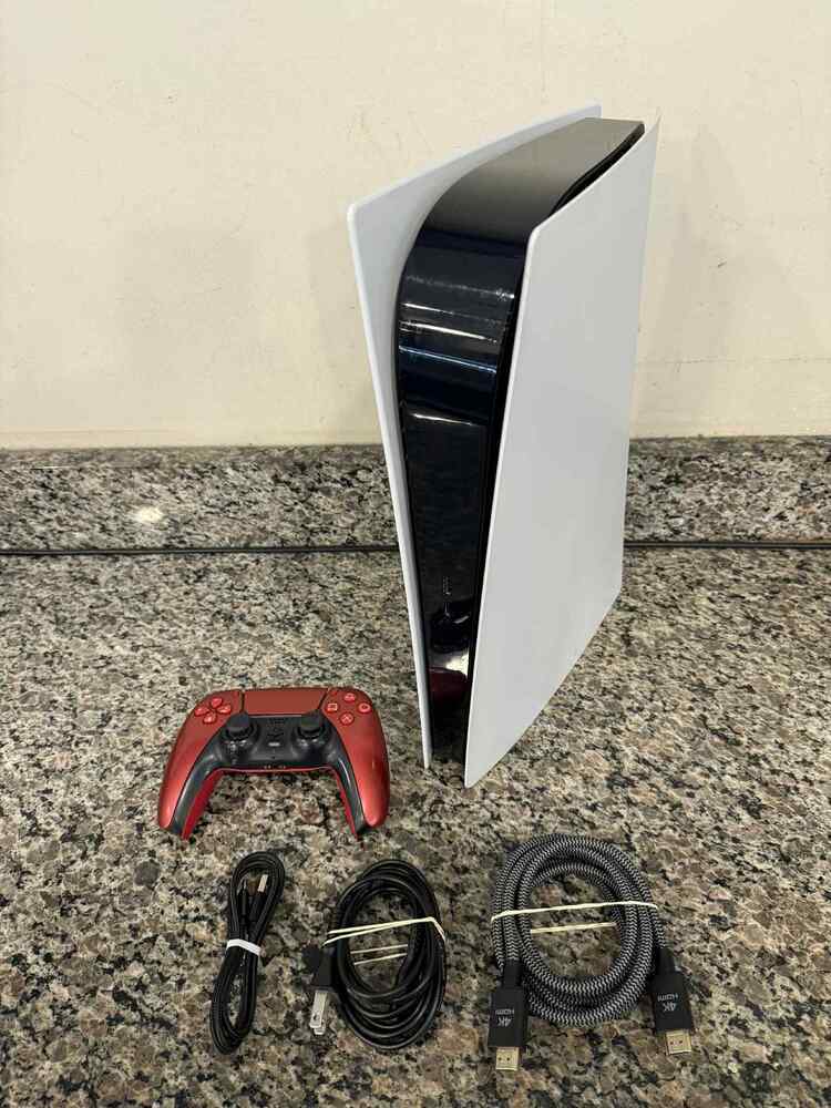 Sony PlayStation 5 Digital Edition PS5 1TB White Console SPB-TS 350691 ...