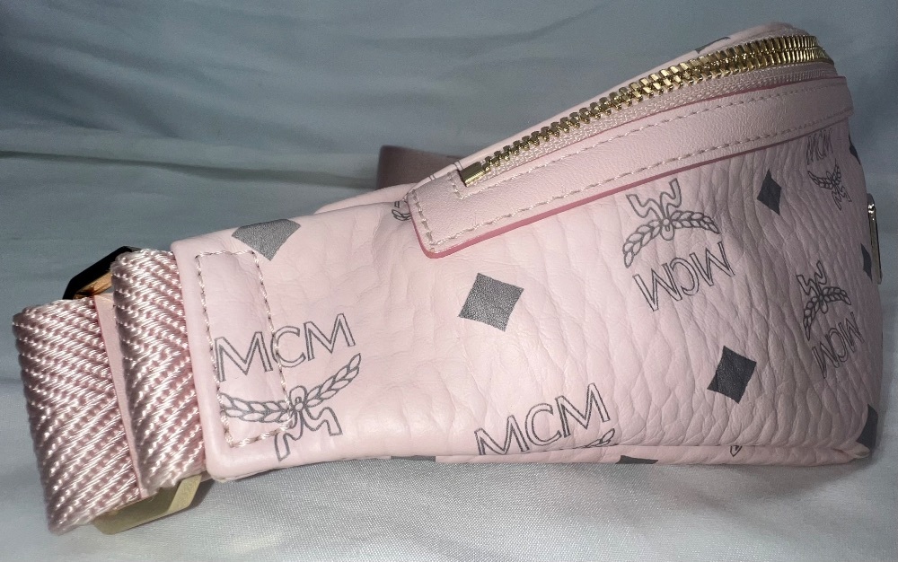 MCM Pink Visetos Fanny Belt Bag | Smyrna Pawn Shop