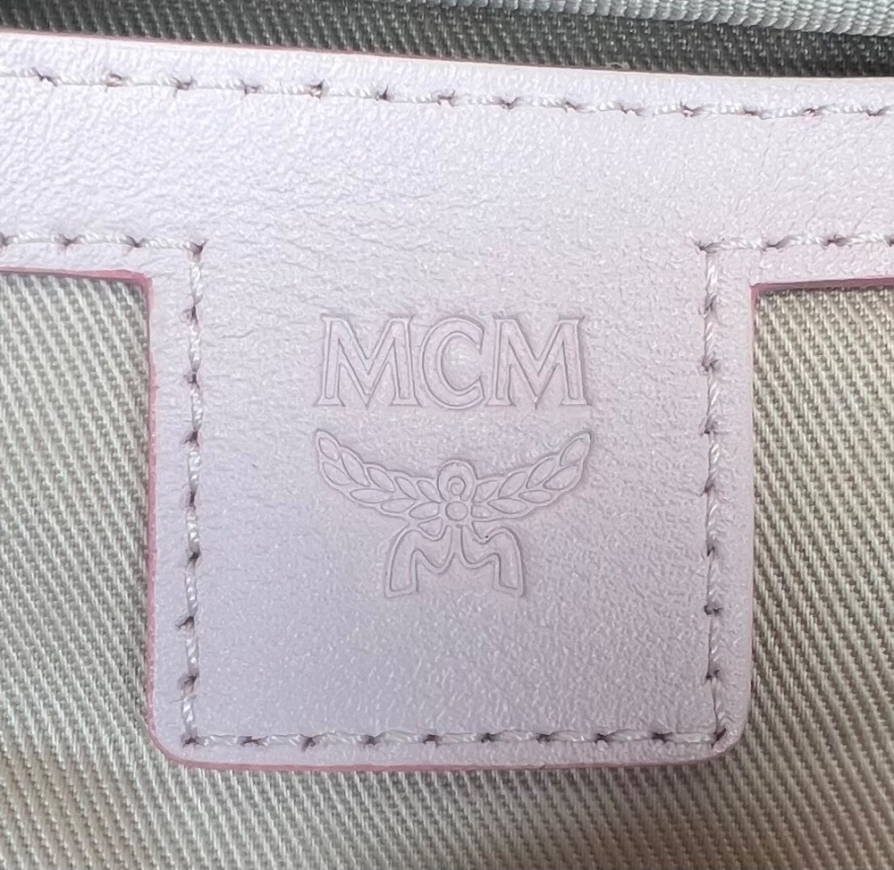 MCM Pink Visetos Fanny Belt Bag | Smyrna Pawn Shop